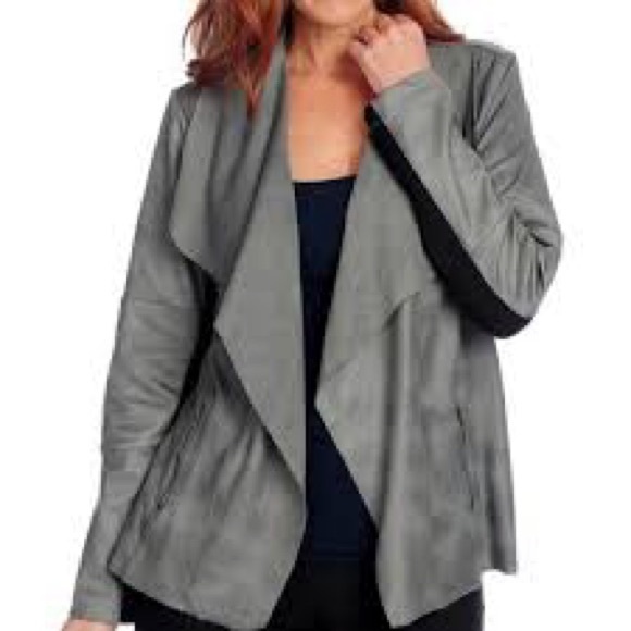 Kate & Mallory | Jackets & Coats | Kate Mallory Faux Leather Cascade ...